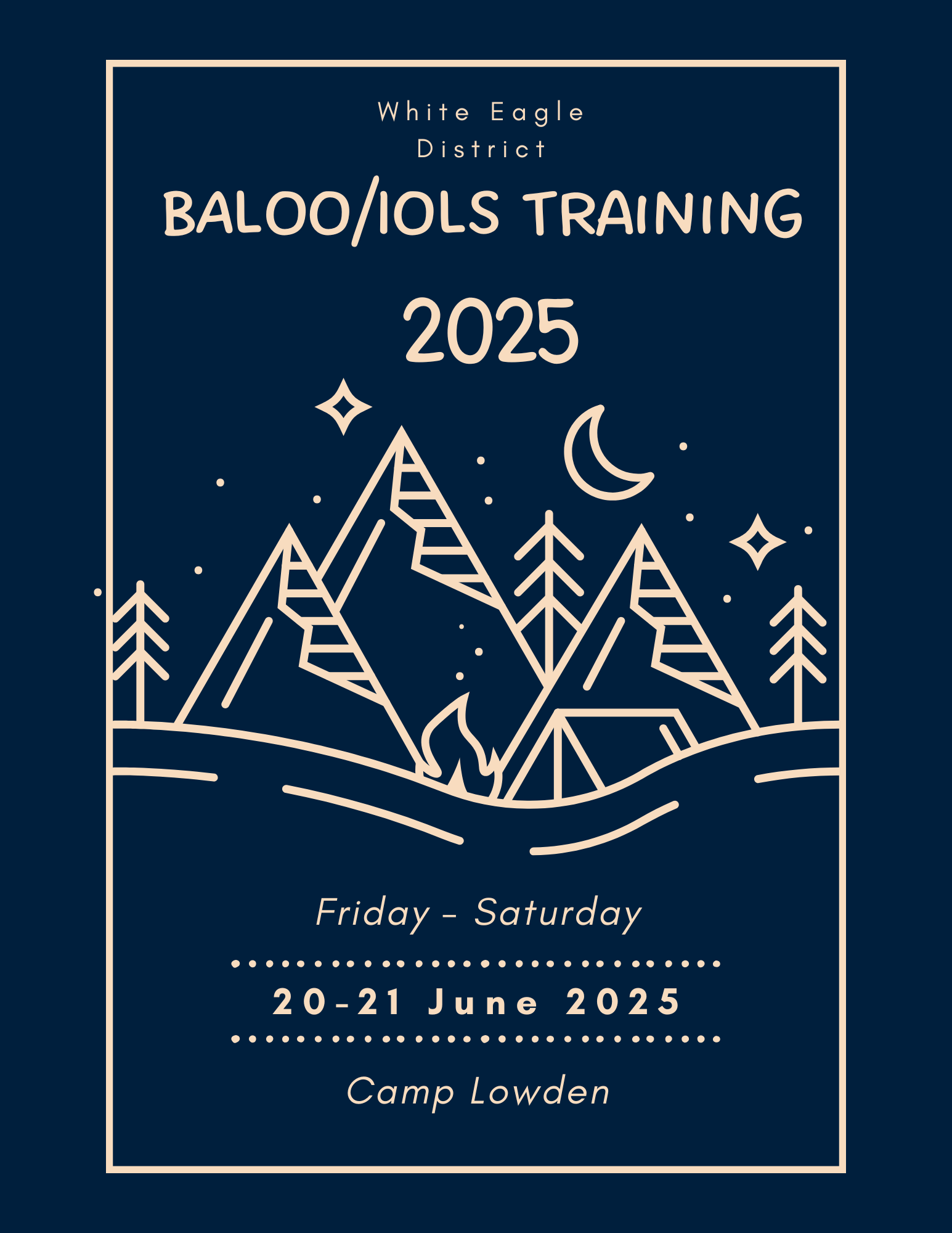 2025 WE BALOO/IOLS Training